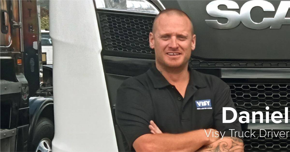 “I caught the trucking bug at a very early age”, Daniel, Visy truck ...